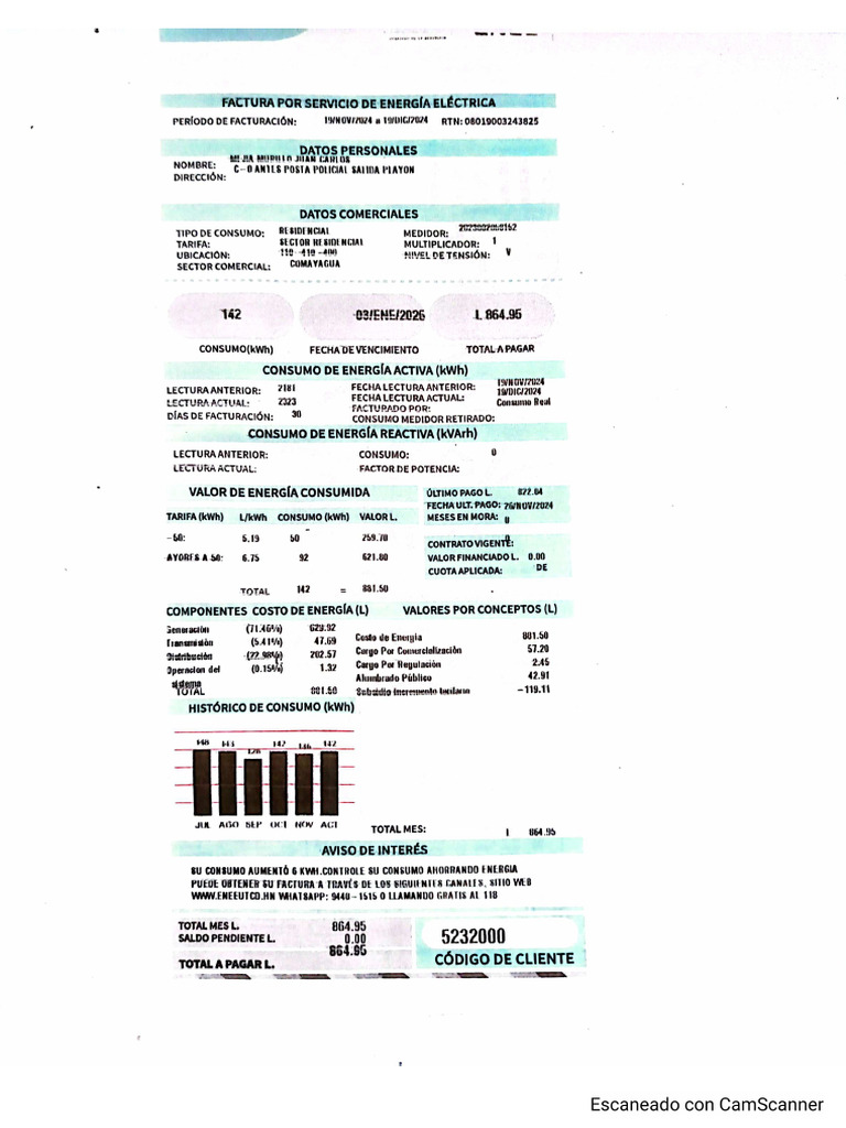 Recibo Publico Enee | PDF