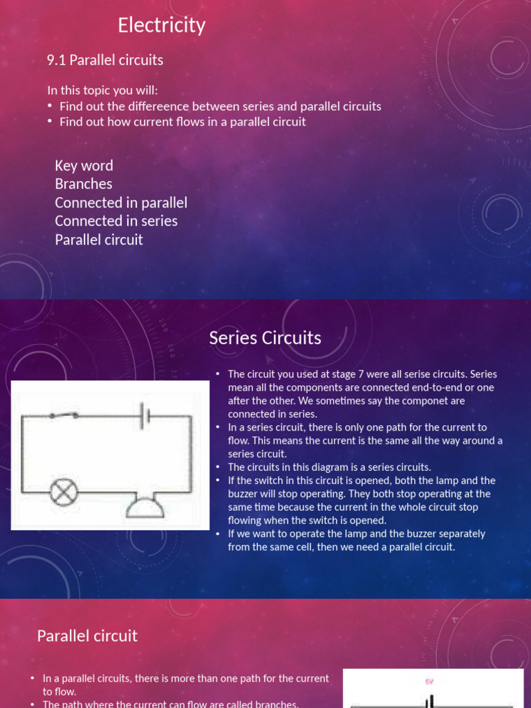 Circuits | PDF | Series And Parallel Circuits | Electrical Circuits