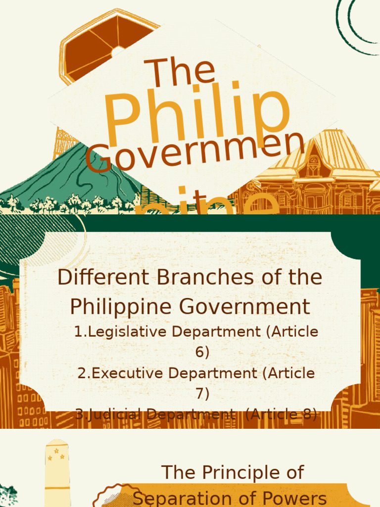 Overview of Philippine Government Branches | PDF | Bill (Law) | United ...