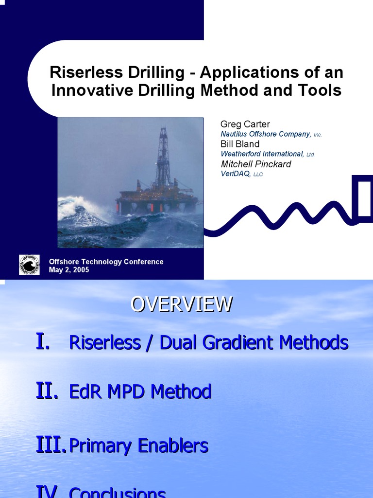 Riserless Drilling | Download Free PDF | Drilling | Science