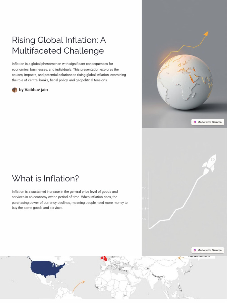 Rising Global Inflation A Multifaceted Challenge | PDF | Cost Of Living ...