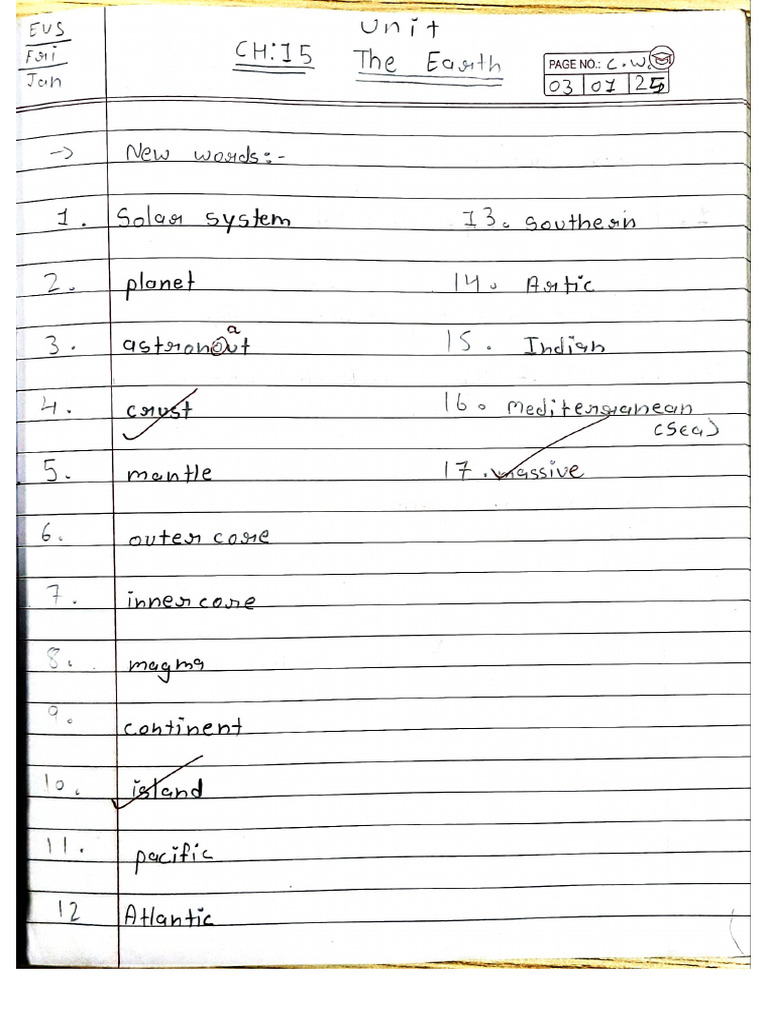 CH - 15 Std. 4th Class Work | PDF