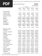 Infosys Company Balance Sheet | PDF | Book Value | Money