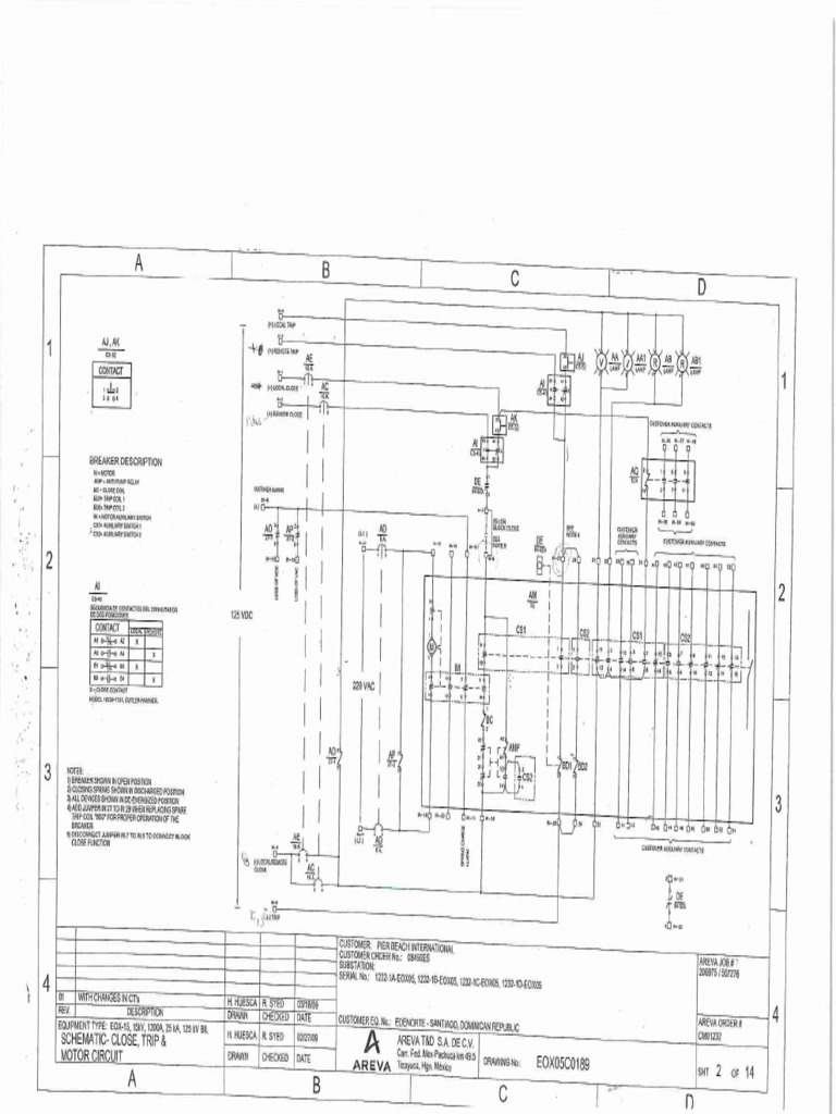 Control Interruptor Areva | PDF