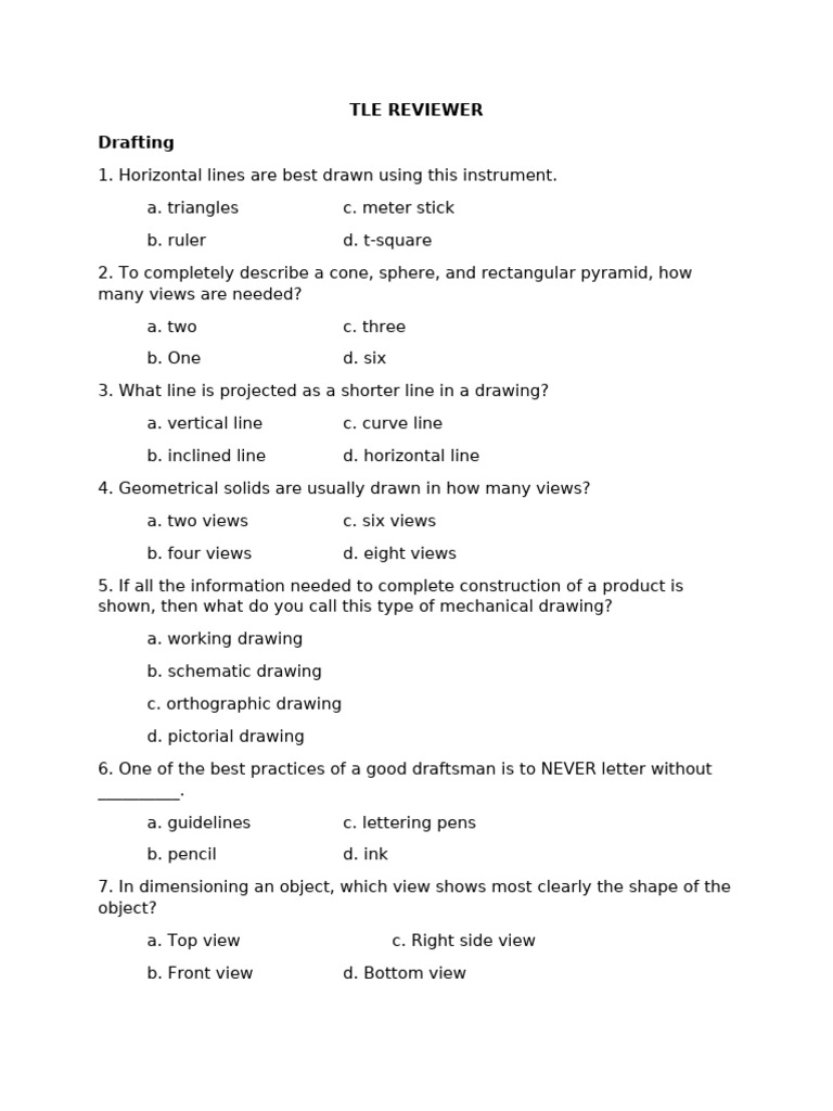 TLE Drafting | PDF | Concrete | Mortar (Masonry)