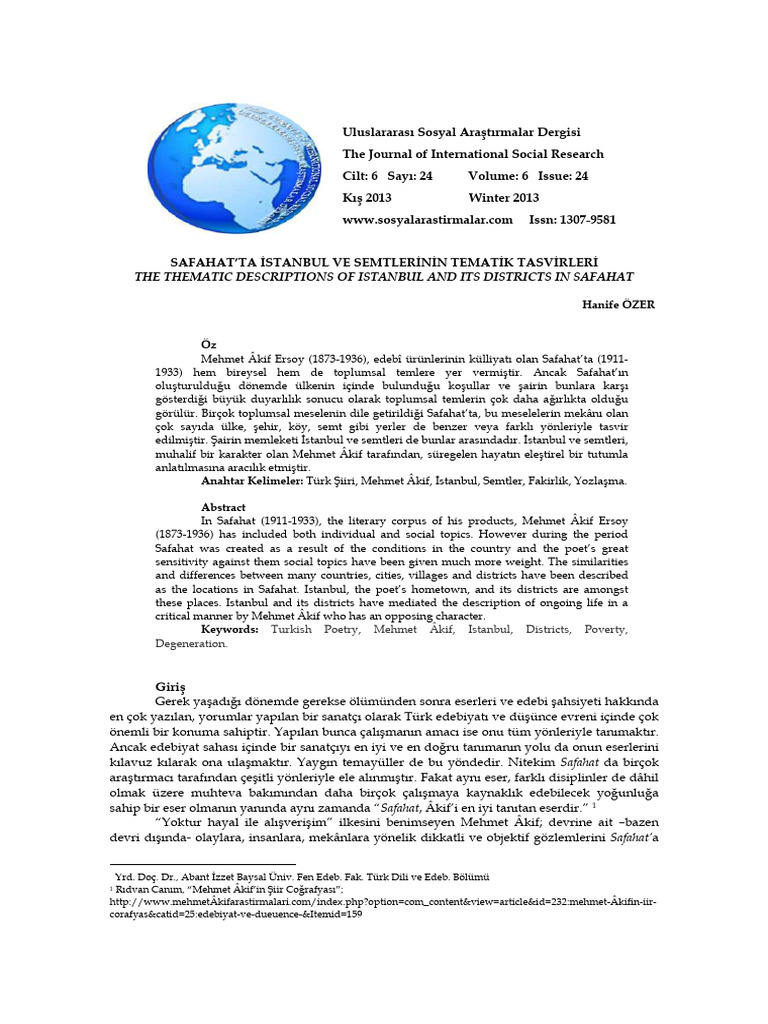 Safahatta İstanbul | PDF