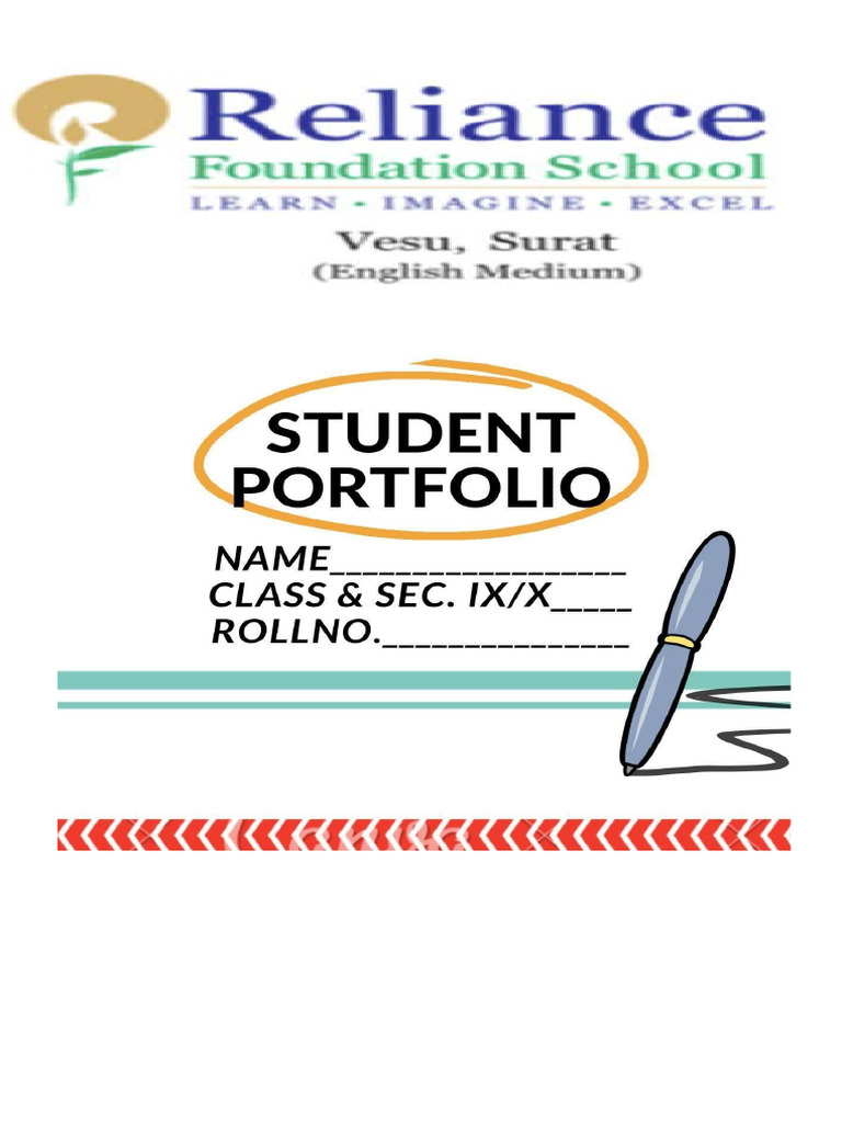 Student Portfolio (English) - 1 | PDF