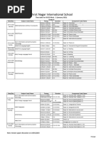 Updated CSEC Timetable 2025 | PDF