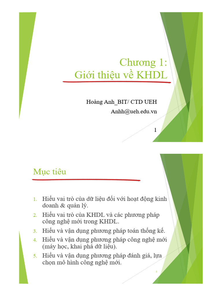 1.1 Gioi Thieu Mon Học DS | PDF