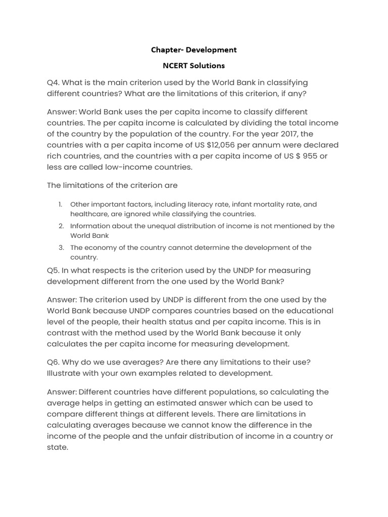 Chapter - Development Ncert | PDF | Sustainability | Resource