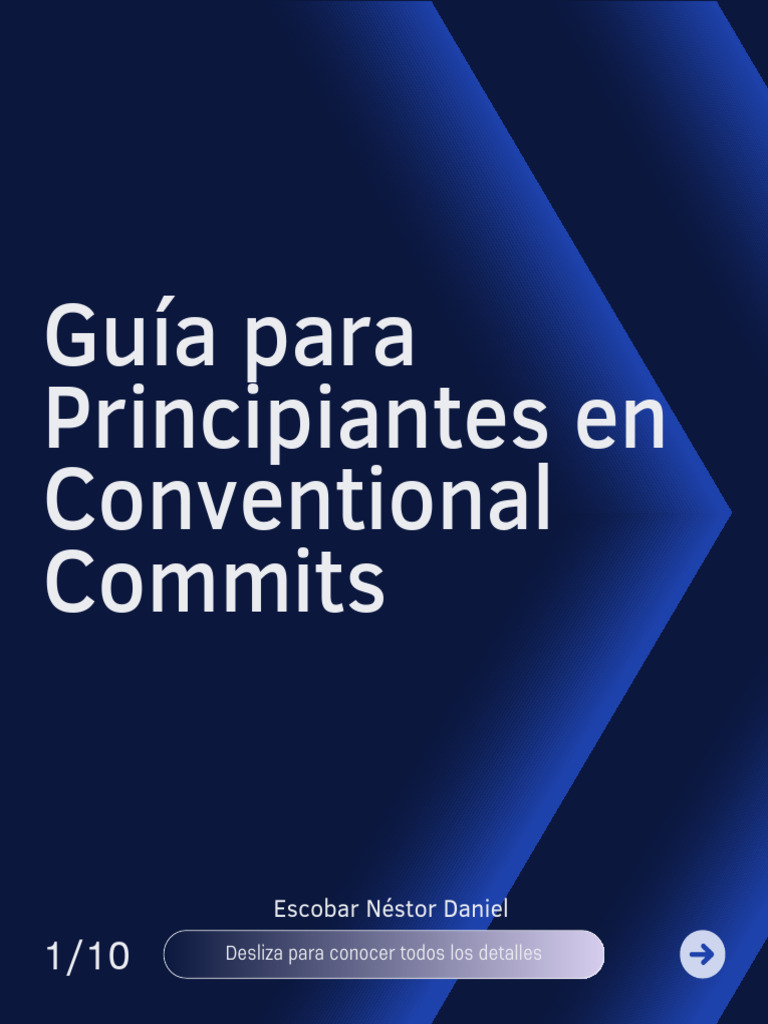 Guía de Conventional Commits | PDF