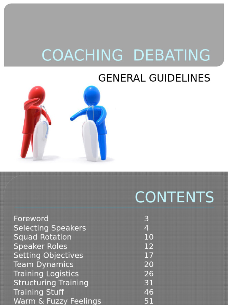COACHING__DEBATING | PDF | Theory | Knowledge
