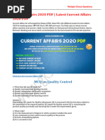 Knowledge Test Question Bank For NCQC - Q-Edge | PDF | Business