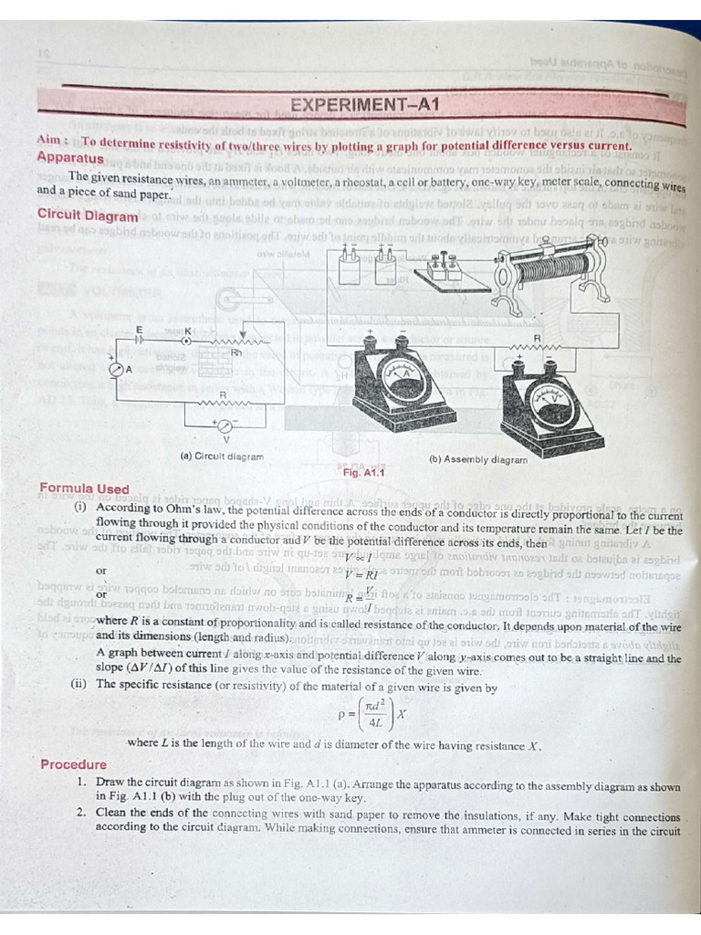 Physics Practical Exp1-3 | PDF