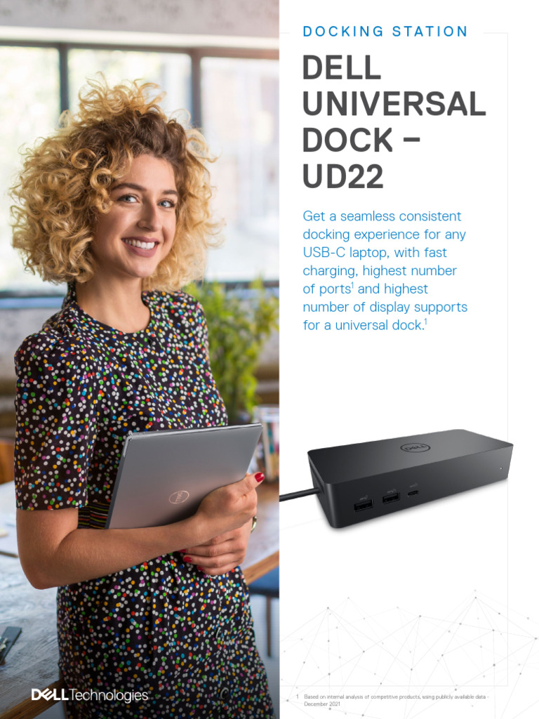 Dell Universal Dock UD22 Features Overview | PDF | Usb | Laptop