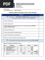 Rekod Penghantaran RPH 2025 | PDF