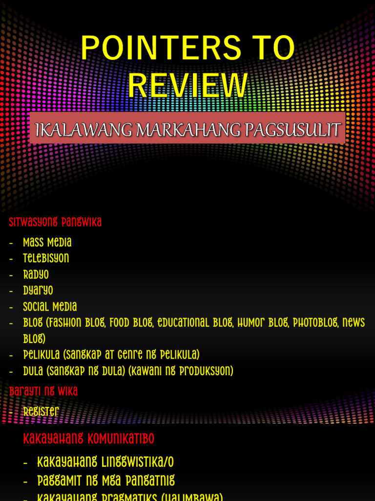 2nd Quarter Kompan Reviewer | PDF