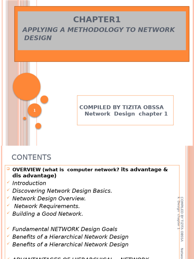 Network Design Chapter 1 | PDF | Computer Network | Computer Science