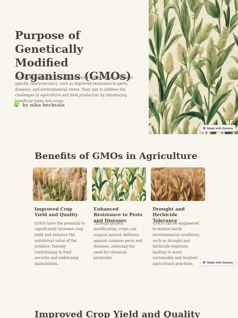 Untitled 1 | PDF | Agriculture | Genetically Modified Organism