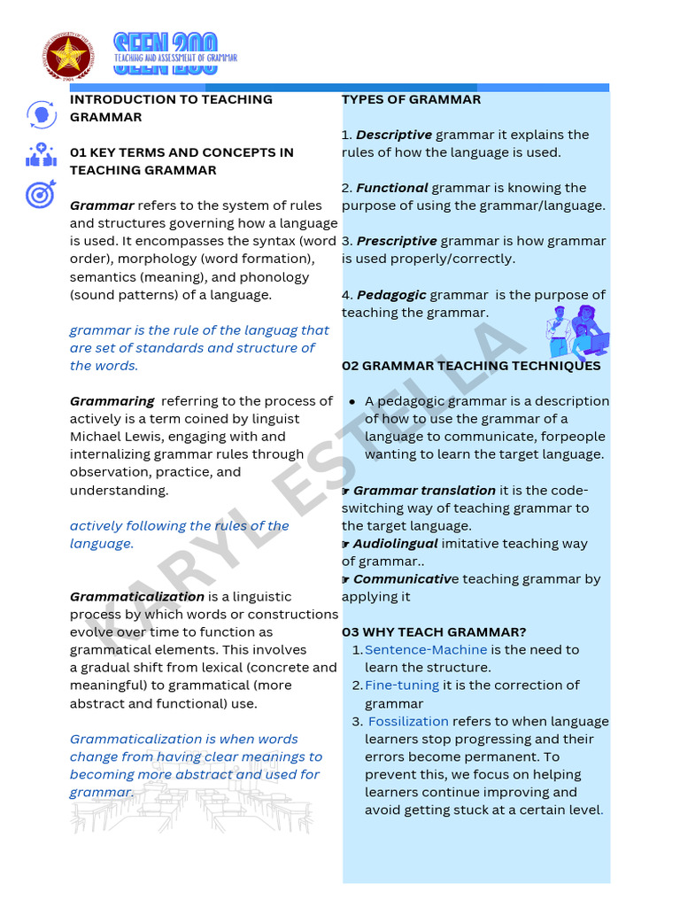SEEN 209 | PDF | Grammar | Linguistics