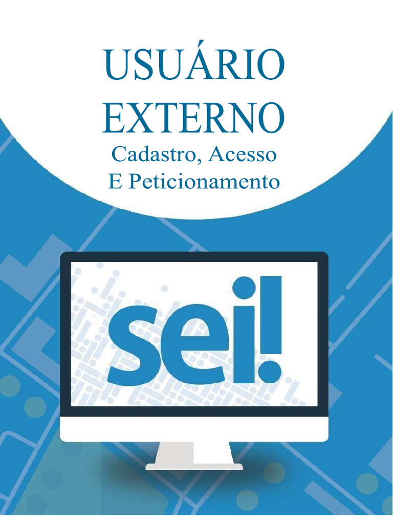 Manual Do Usuario Externo Do Sei | PDF | Senha | Fazer login