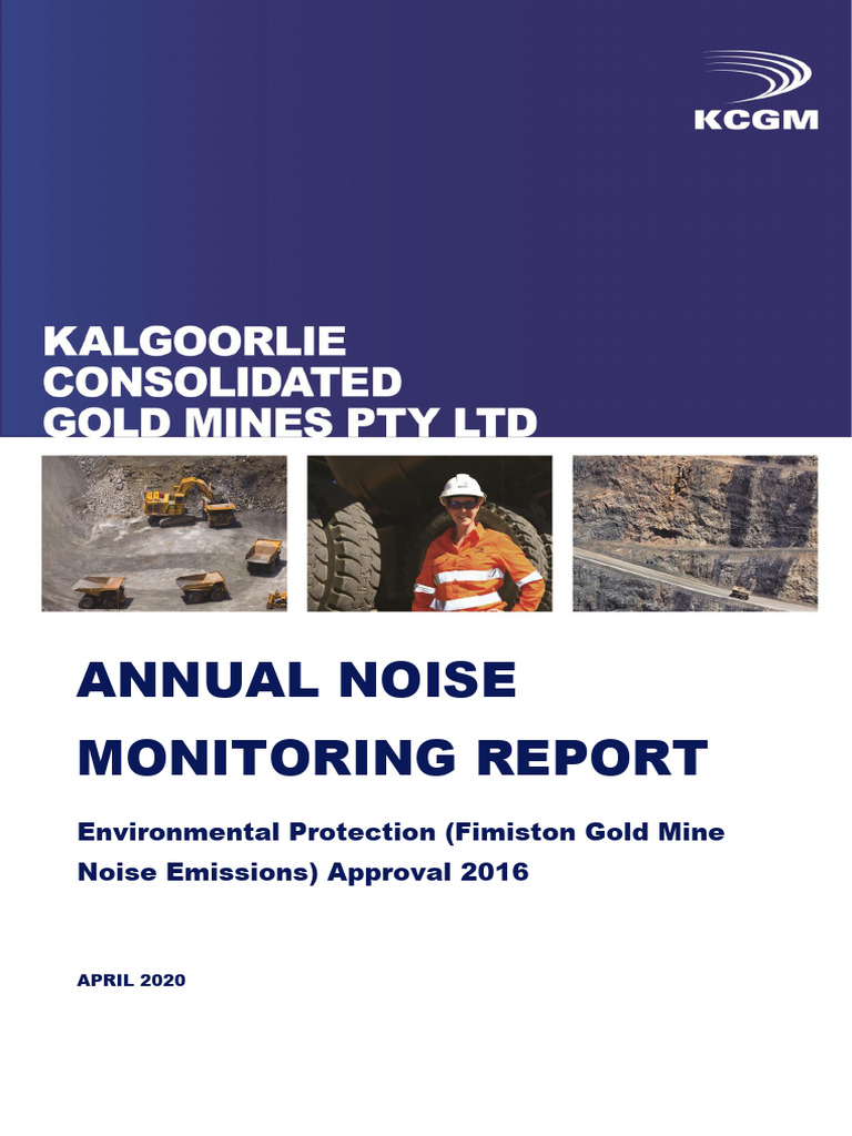 SER - ENV - REP2569 KCGM Annual Noise Monitoring Report 2020 | PDF ...
