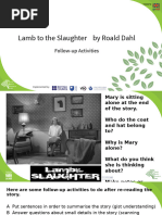 Lamb To The Slaughter by Roald Dahl - Activities | PDF