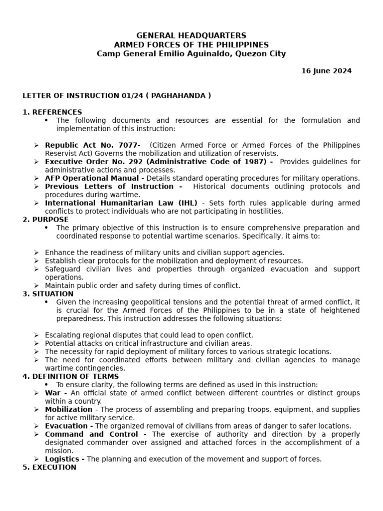 CRIM 508 LOI | PDF | Military | Warfare