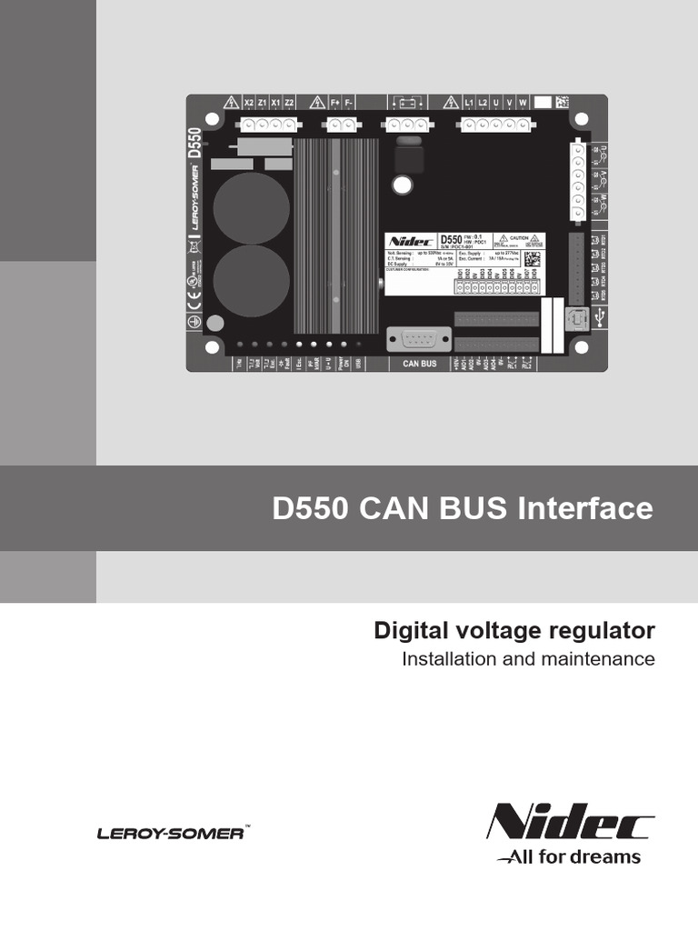 Manual - D550 CANBus Interface | PDF | String (Computer Science) | Integer (Computer Science)