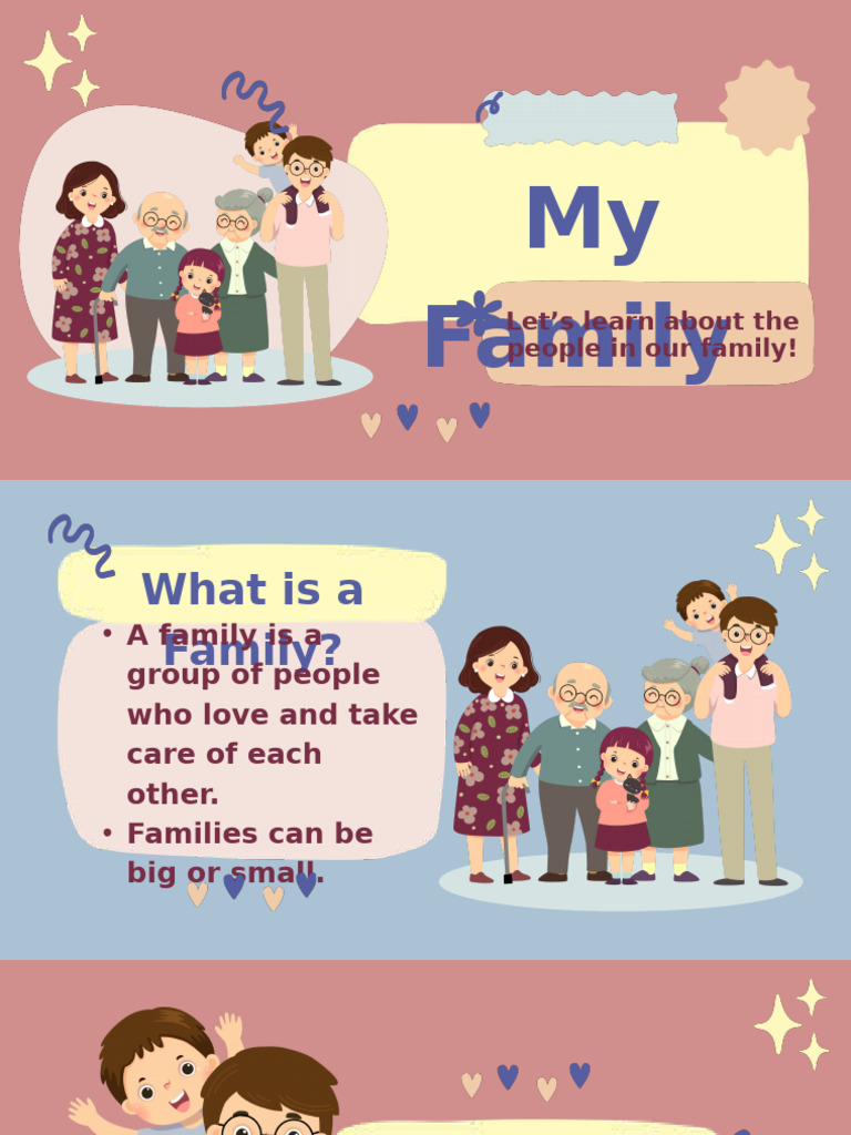 My Family Presentation | PDF