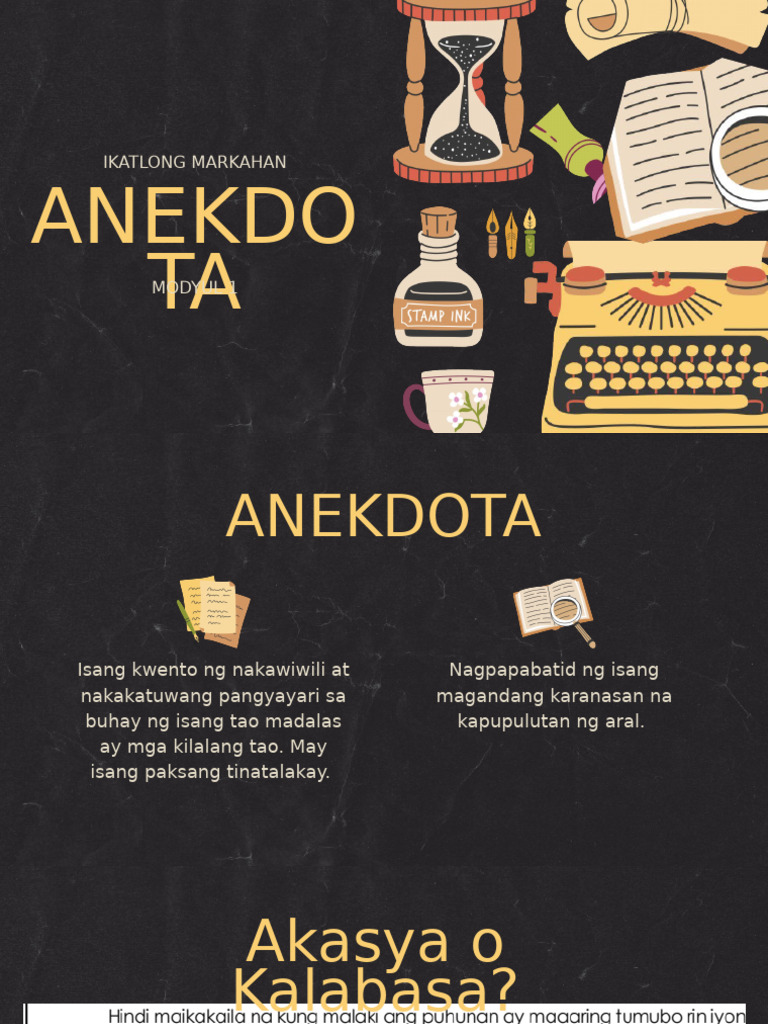 Modyul-2_Anekdota | PDF