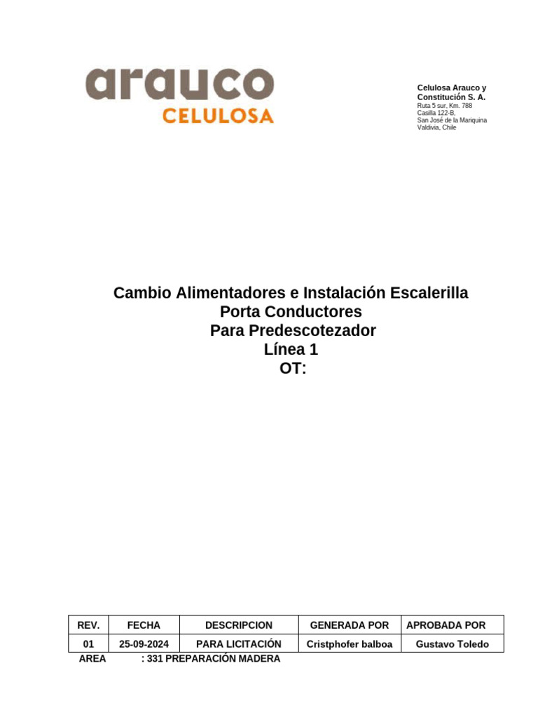 EETT PredescortezadorL1 | PDF | Business | Residuos