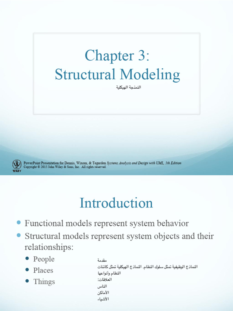 Chap3 - Structural Modeling | PDF