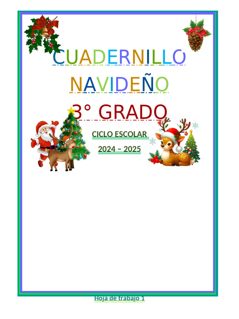 Actividades de Lengua y Matemáticas 3° Grado | PDF | Lingüística | Verbo