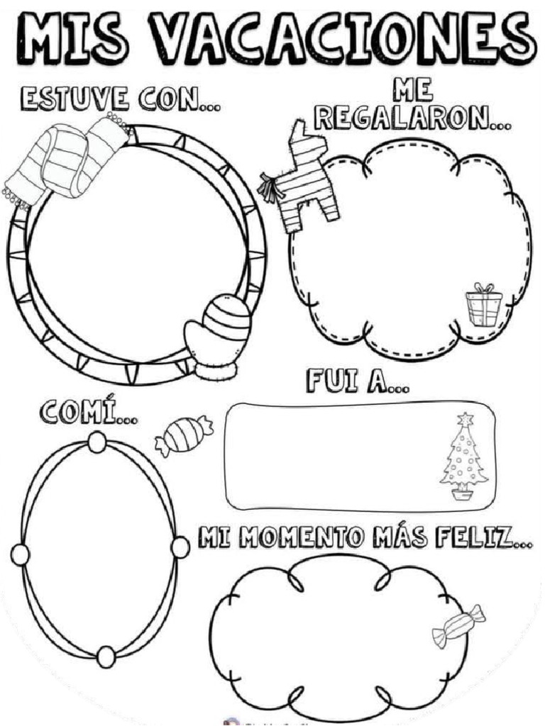 mis vacaciones de invierno | PDF