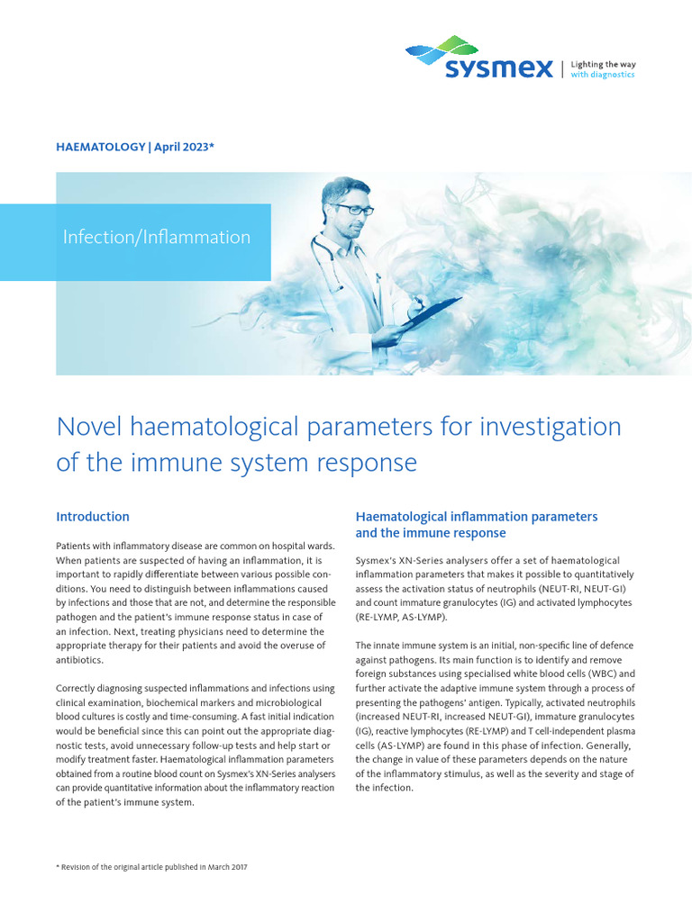 SEU Rapid Monitoring of Immune Response Whitepaper | PDF | Inflammation ...