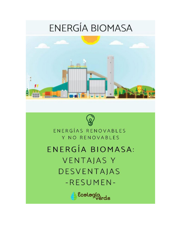 Energia Biomasa | PDF