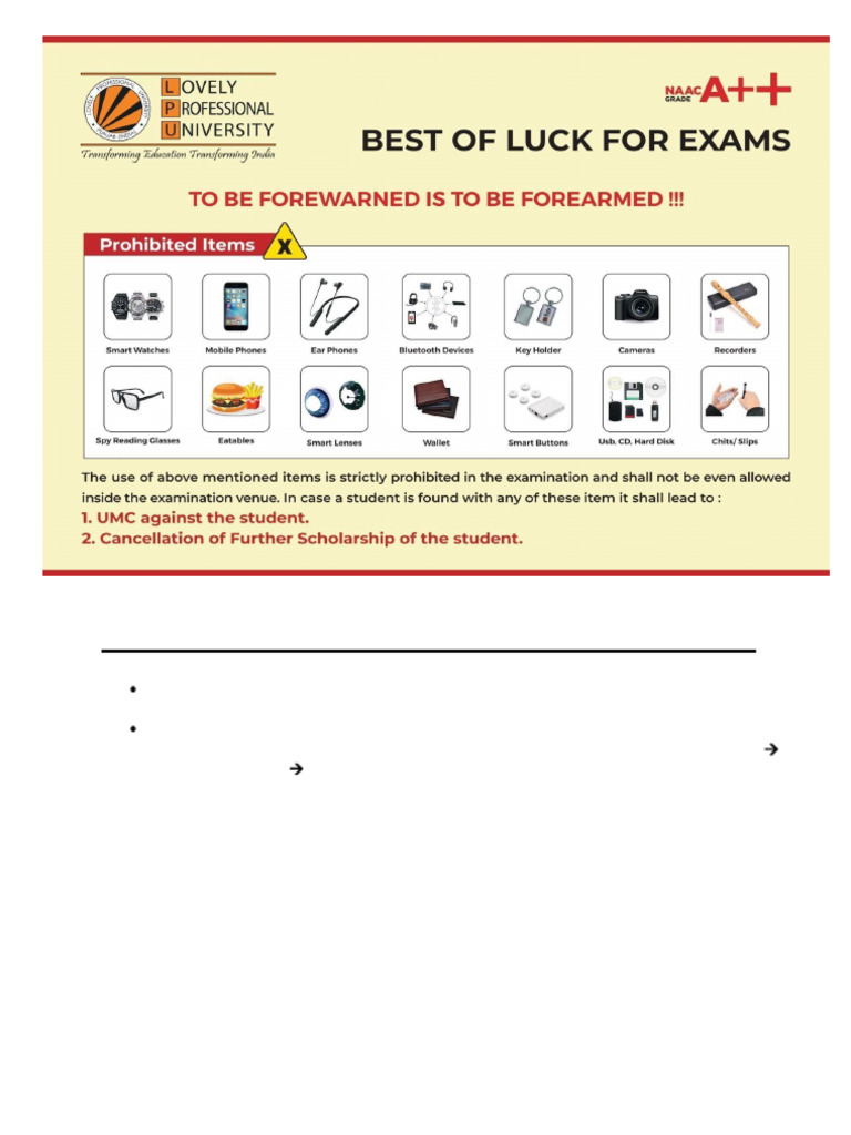 Exam - Candidate Instructions | PDF