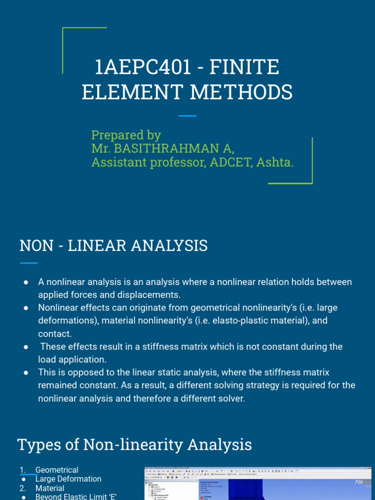 FEM Lecture 4 | PDF | Buckling | Finite Element Method