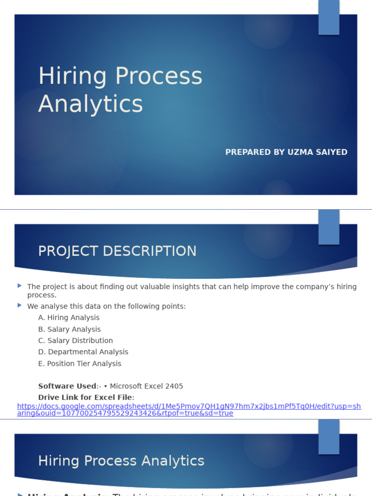 Hiring Process Analytics | PDF | Analytics | Microsoft Excel