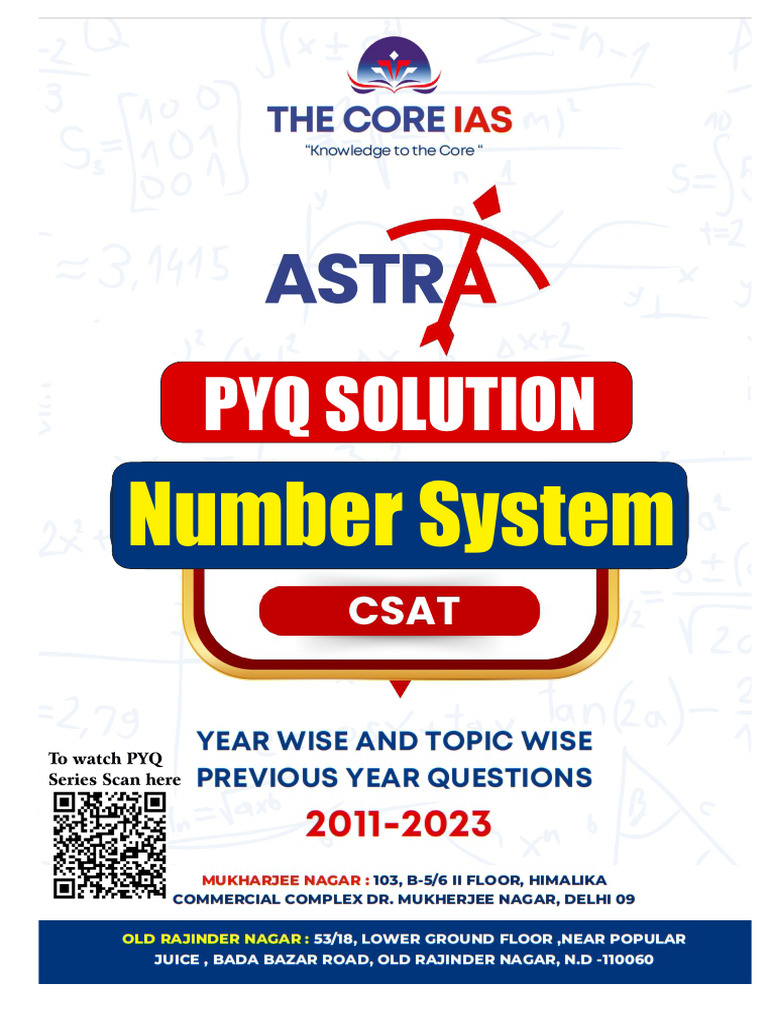 Solution PYQ Number System 2 | PDF