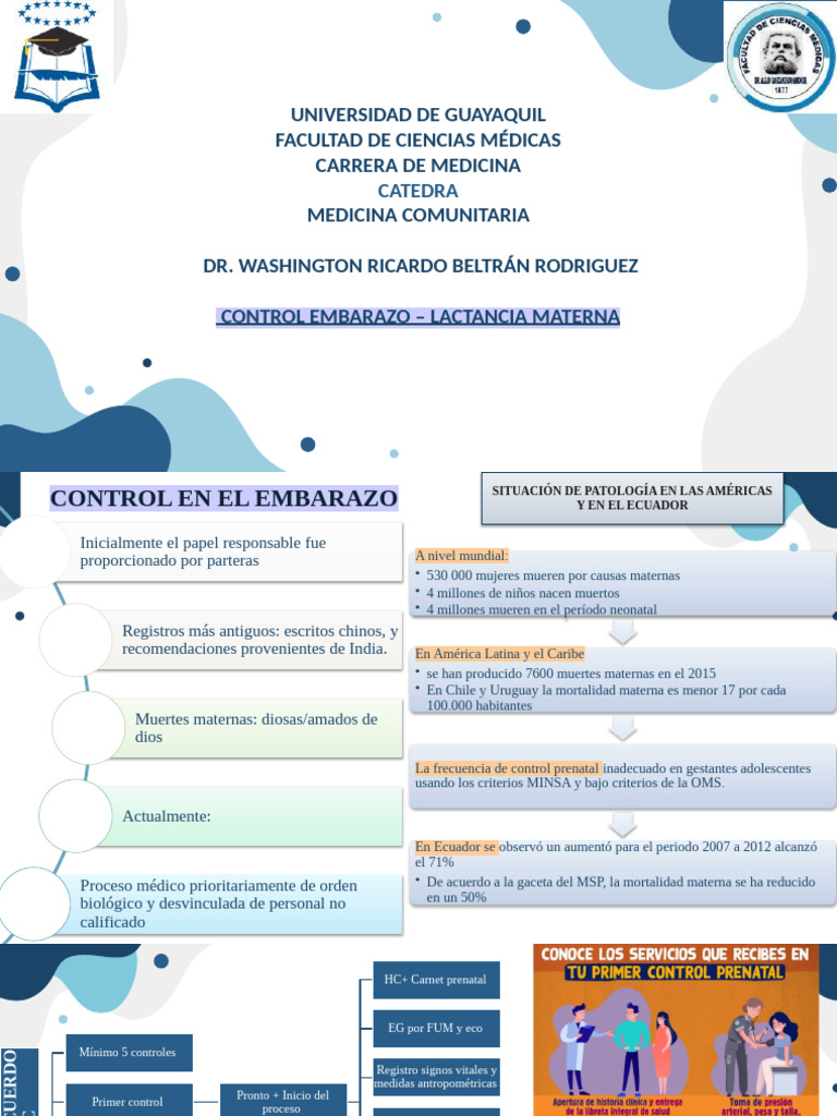 Control Prenatal y Lactancia Materna | PDF | Amamantamiento | El embarazo