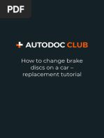 How To Change Hand Brake Cable On A Car - Replacement Tutorial | PDF ...