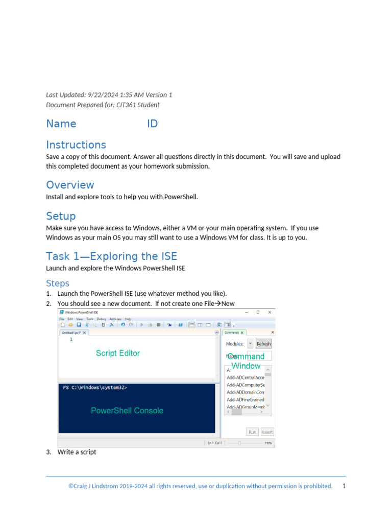PowerShell ISE and VSCode Setup Guide | PDF | Command Line Interface ...