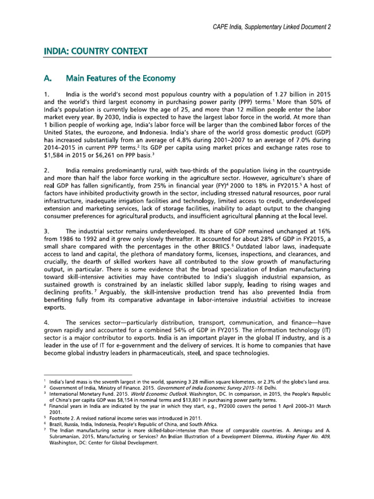 India Context | PDF