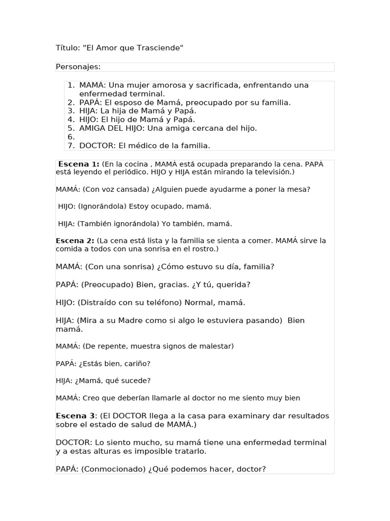 El Último Adiós Familiar | PDF