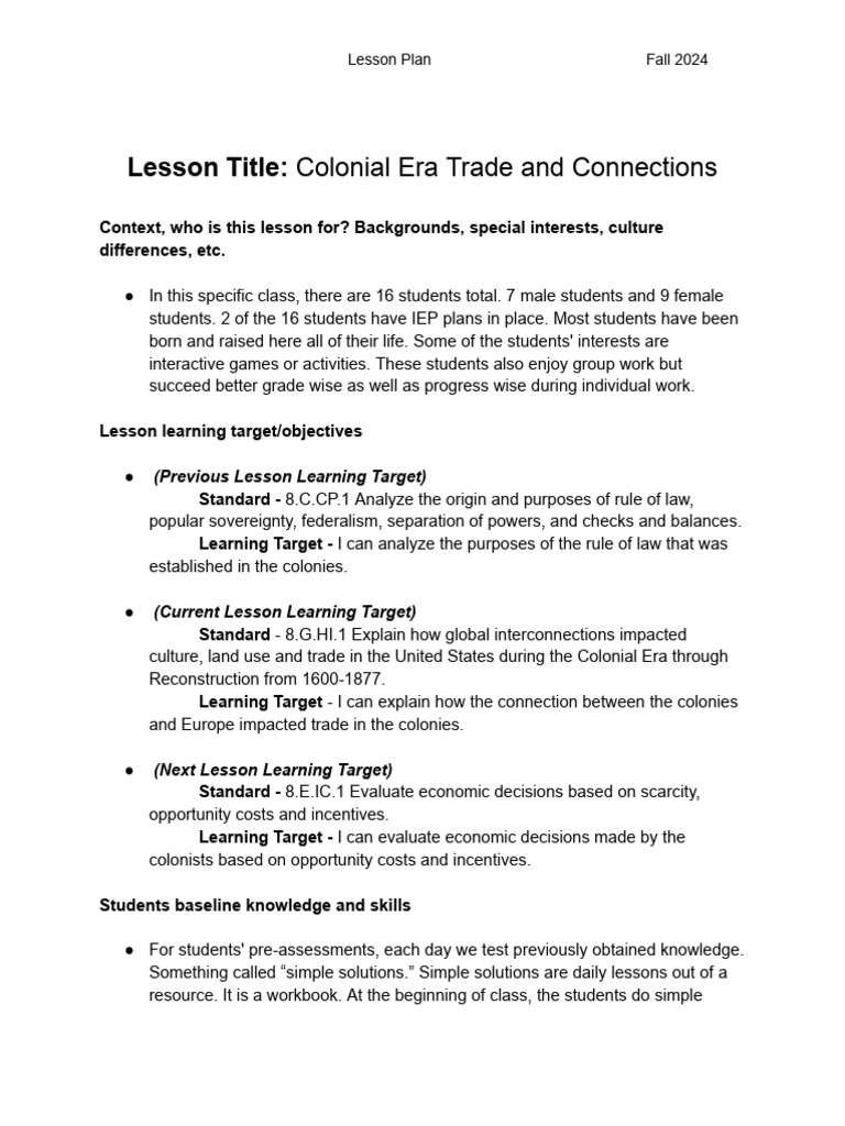 Lesson Plan 1 | PDF | Learning | Human Communication