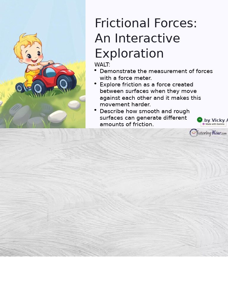 Frictional Forces An Interactive Exploration | PDF | Friction | Force