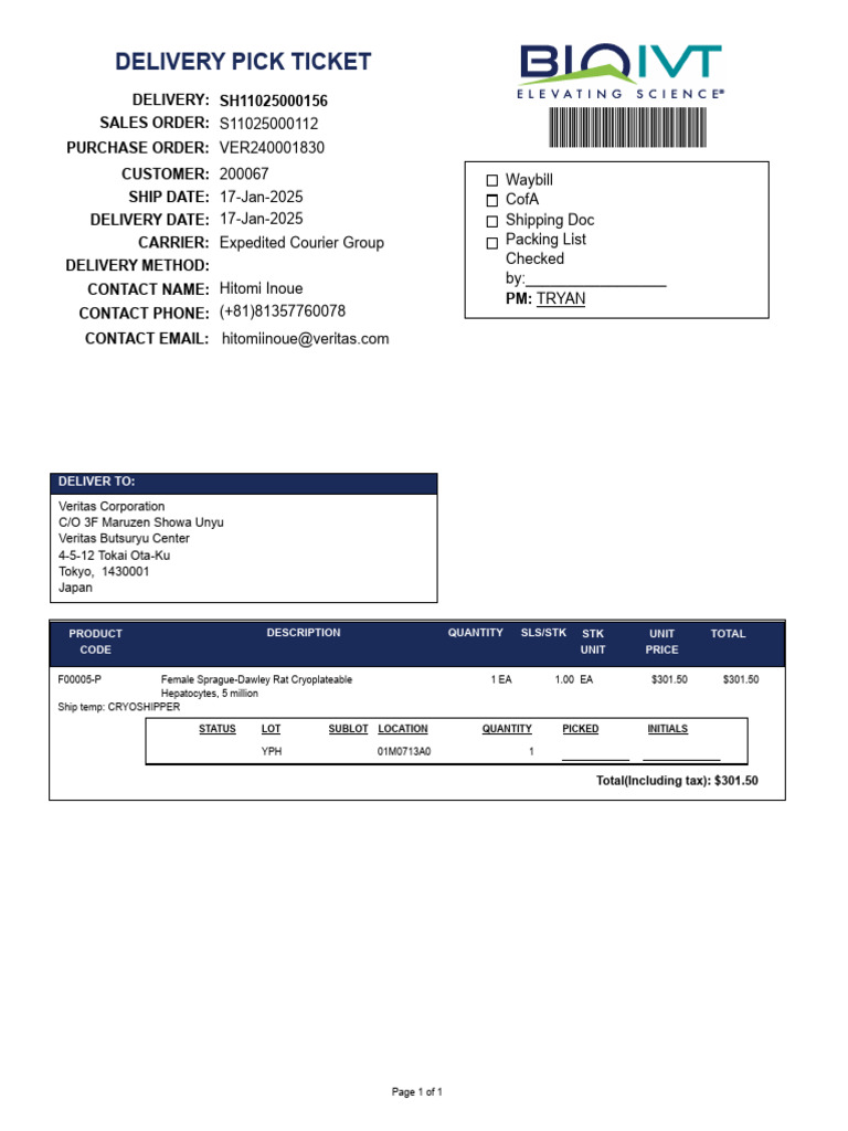 Z - Pick - Ticket - 2025-01-15T134338.374 | PDF