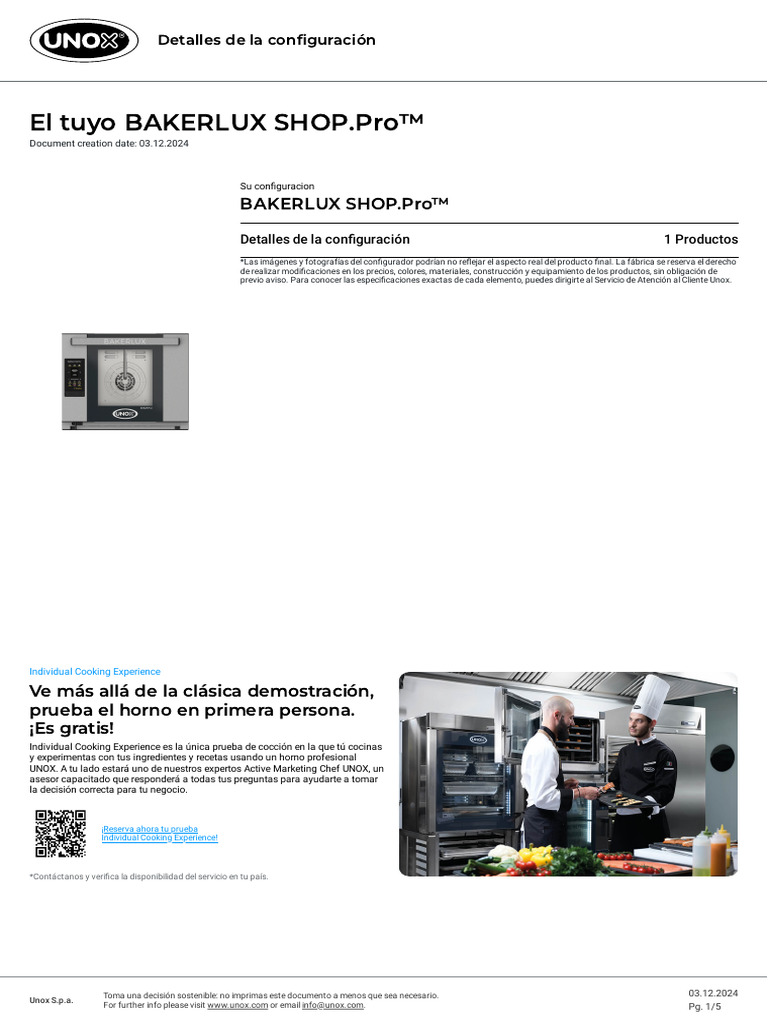 BAKERLUX SHOP - Pro™ 4 Bandejas | PDF